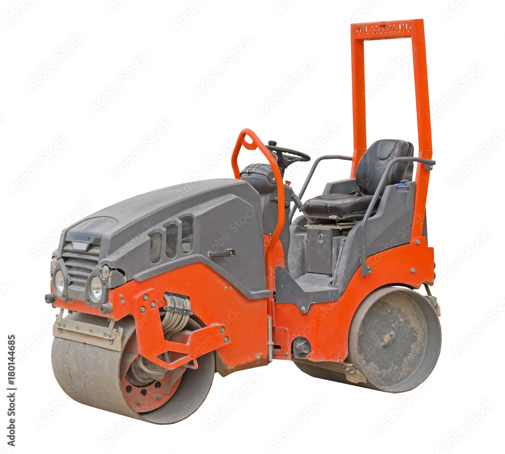 Heavy Vibration roller compactor for road repairing Stock Photo | Adobe ...