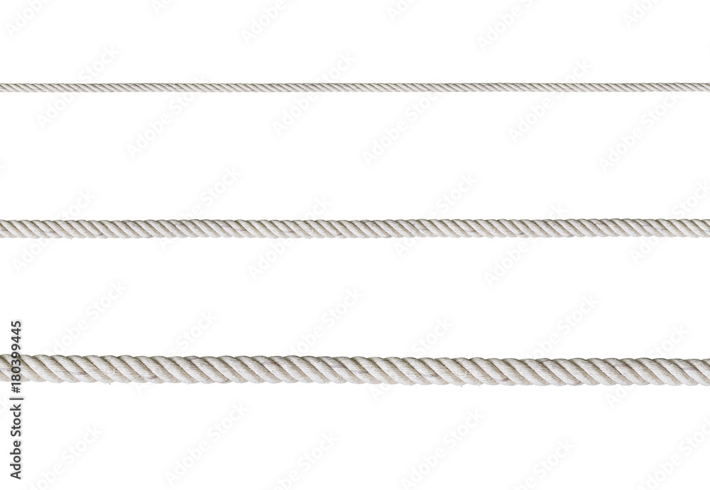 rope isolated on white Stock Photo | Adobe Stock