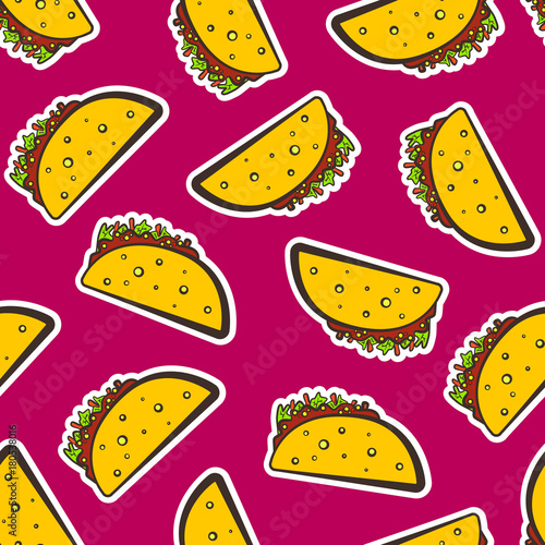 Taco Wallpaper Pattern