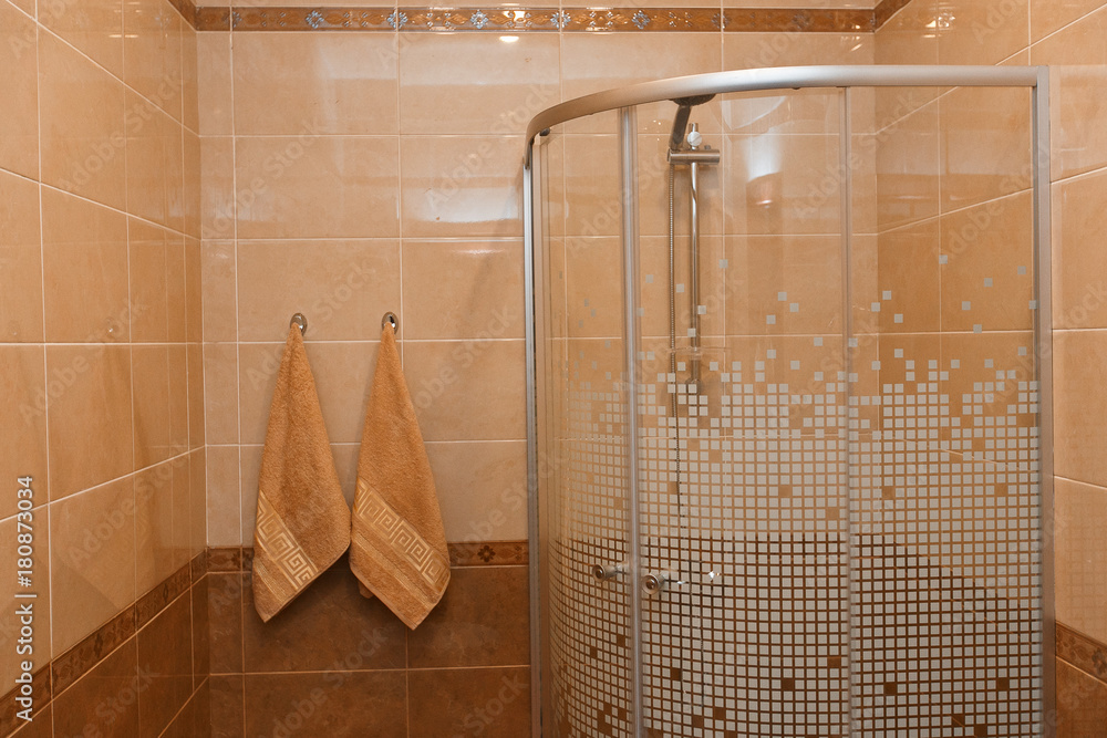 interior, hotel, coziness, house, sauna, bathroom, bed, guests, tenants ...