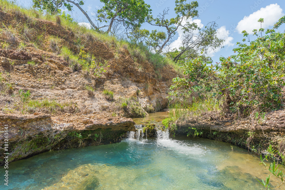 "Pozo Jacuzzi", a natural, crystalline water pool on the Yagrumito ...