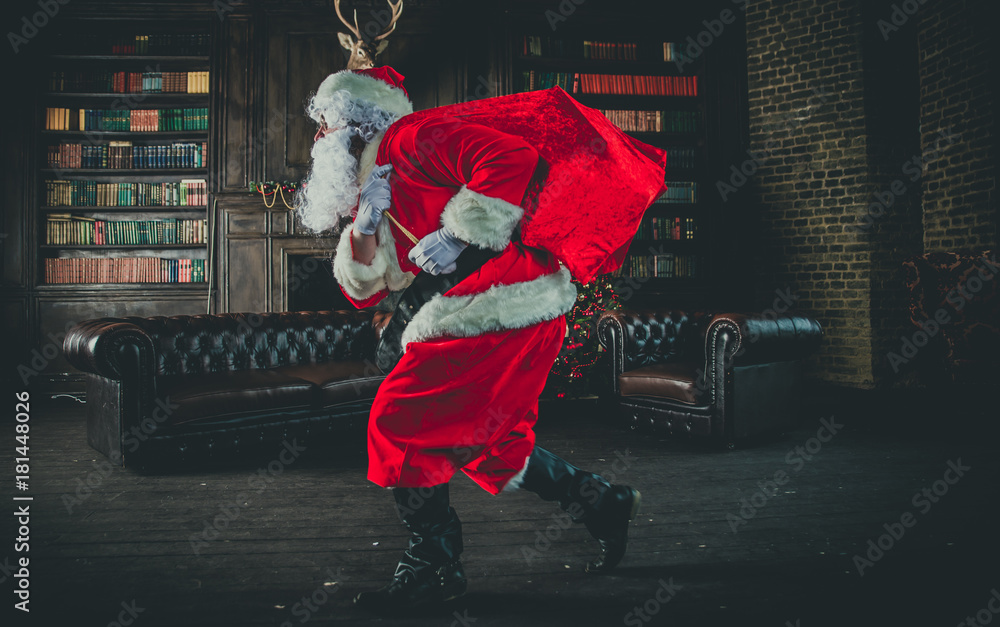 Santa claus portraits and lifestyle Stock Photo | Adobe Stock