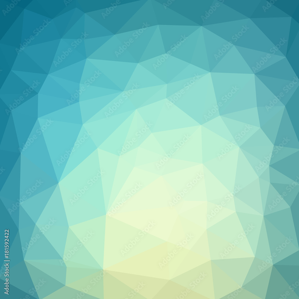 Light blue cool vector Low poly crystal background. Polygon design ...