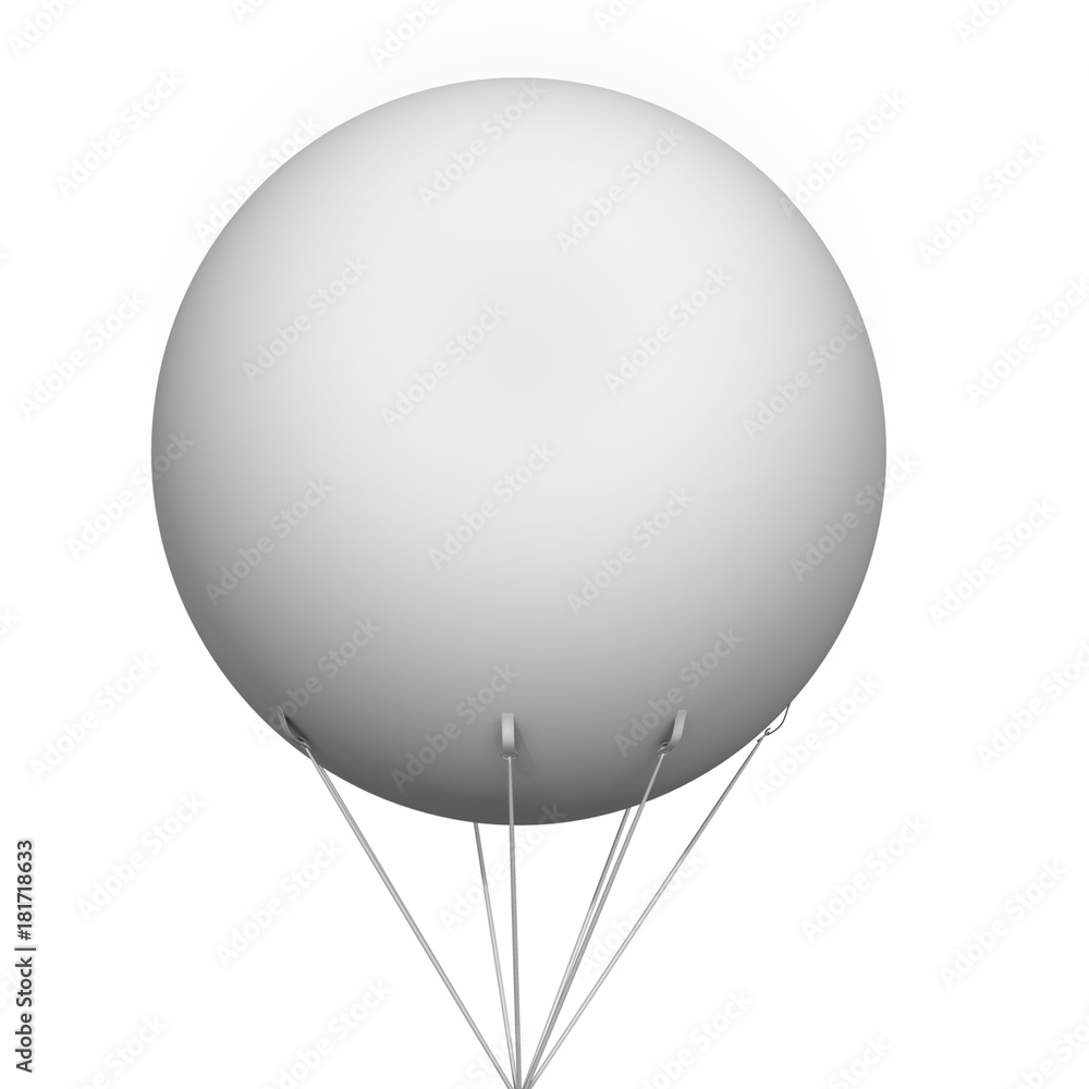 Blank white promotional outdoor advertising sky giant inflatable PVC ...