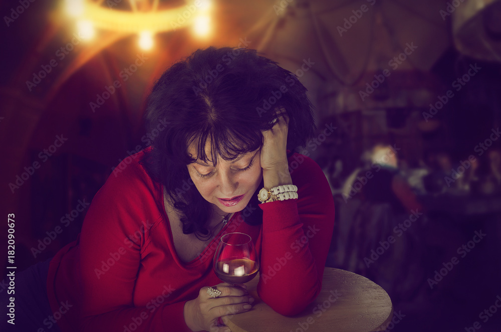 Drunk Older Lady