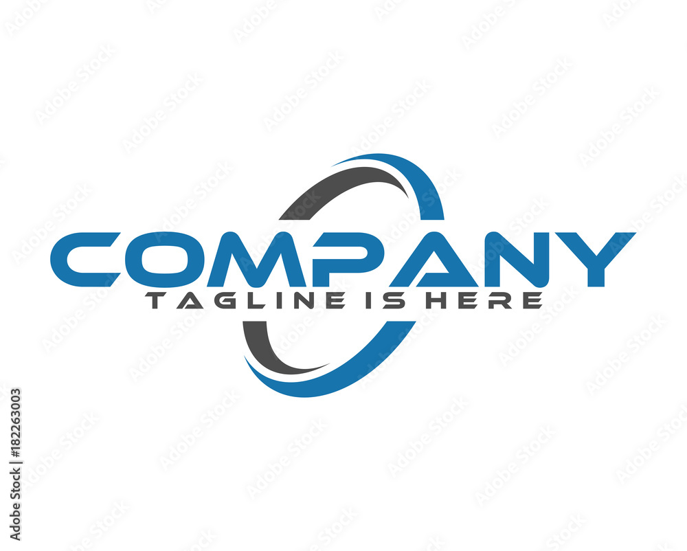 Circle Generic Logo Company Stock Vector | Adobe Stock