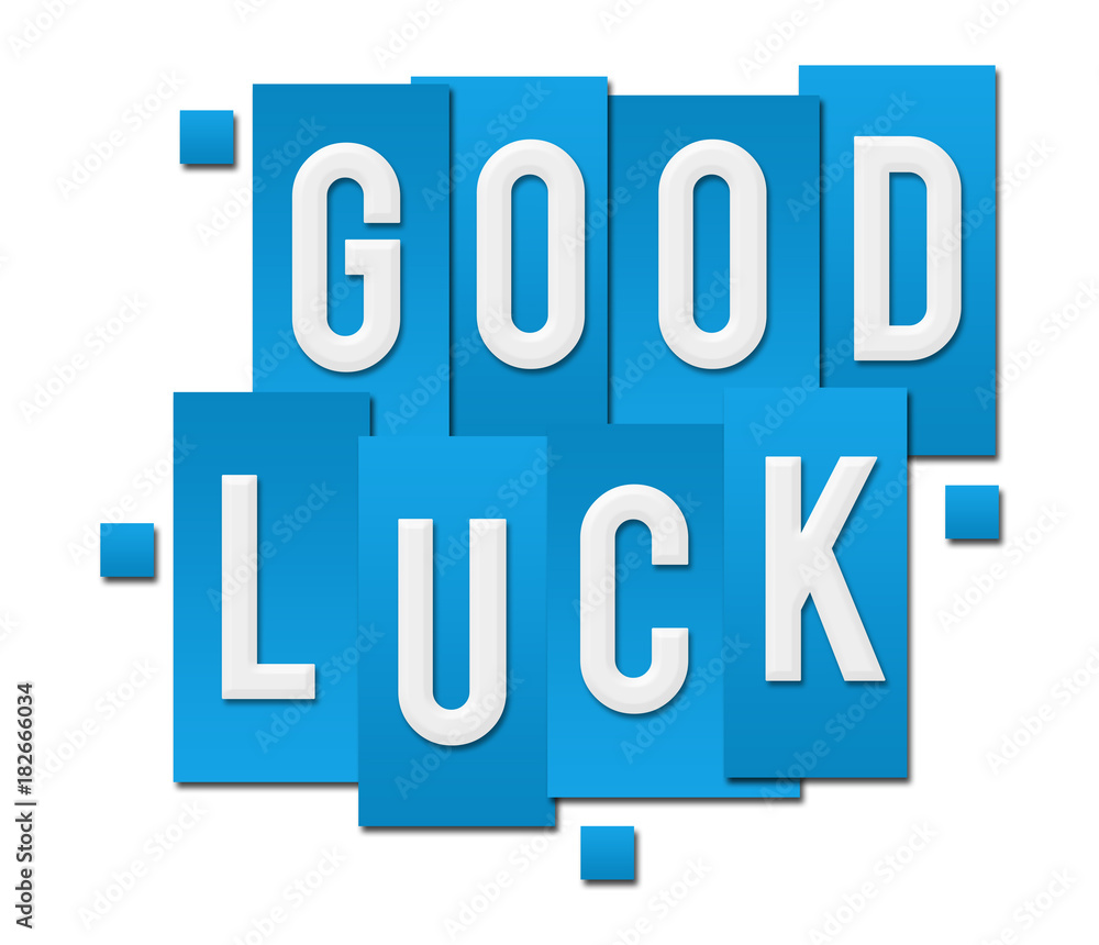 Good Luck Blue Stripes Group Stock Illustration | Adobe Stock
