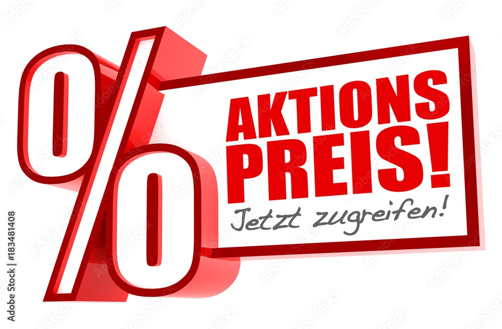 Stock-Illustration „Aktionspreis! Button, icon“ | Adobe Stock