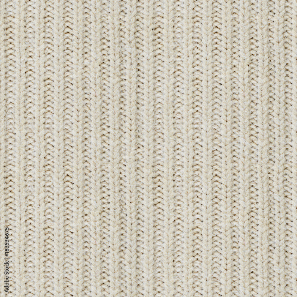 Seamless Texture of Knitted Sweater. Repeating pattern of beige knitted ...