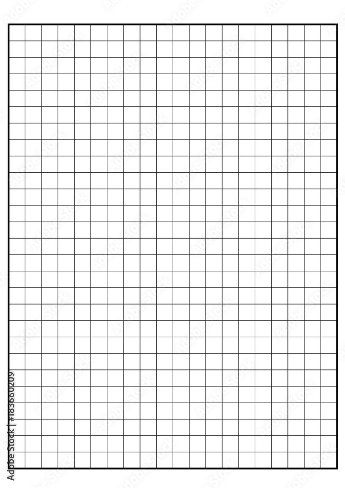 engineering graph paper Printable Graph Paper vector illustration Stock ...