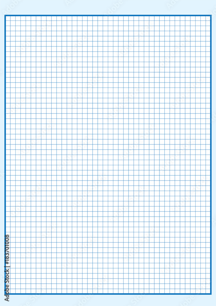 engineering graph paper Printable Graph Paper vector illustration Stock ...