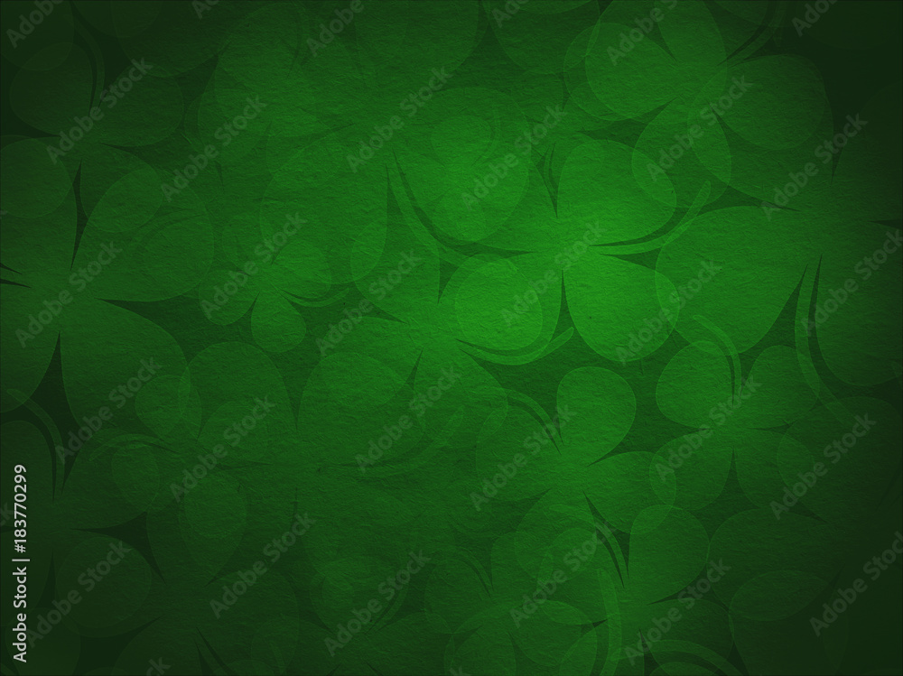 Shamrock Background Stock Illustration | Adobe Stock