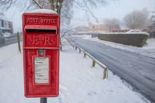 Post Box In The Snow Free Stock Photo - Public Domain Pictures