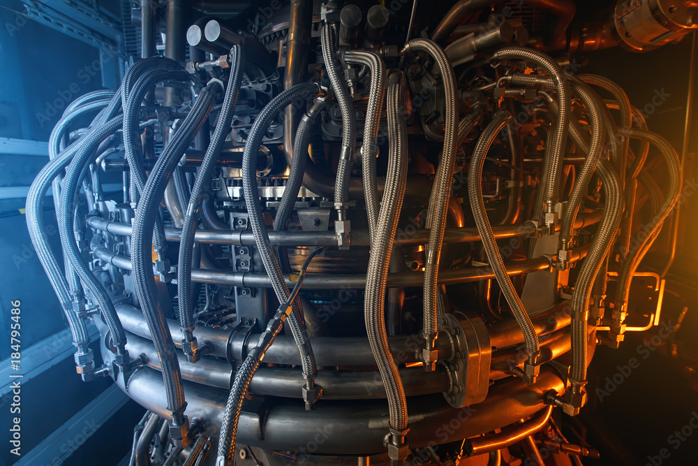 Gas turbine engine of feed gas compressor located inside pressurized ...