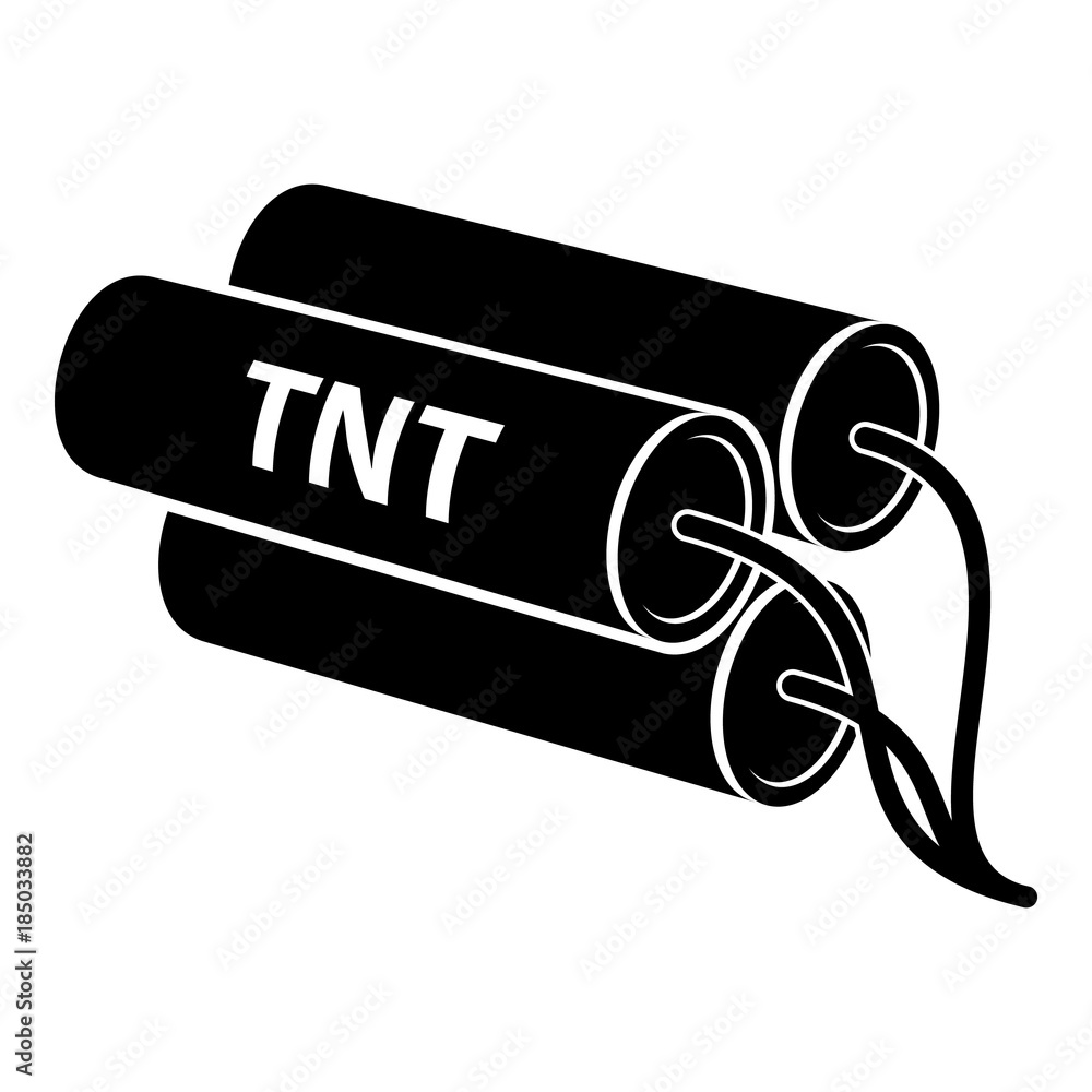 Tnt icon, simple style Stock Vector | Adobe Stock