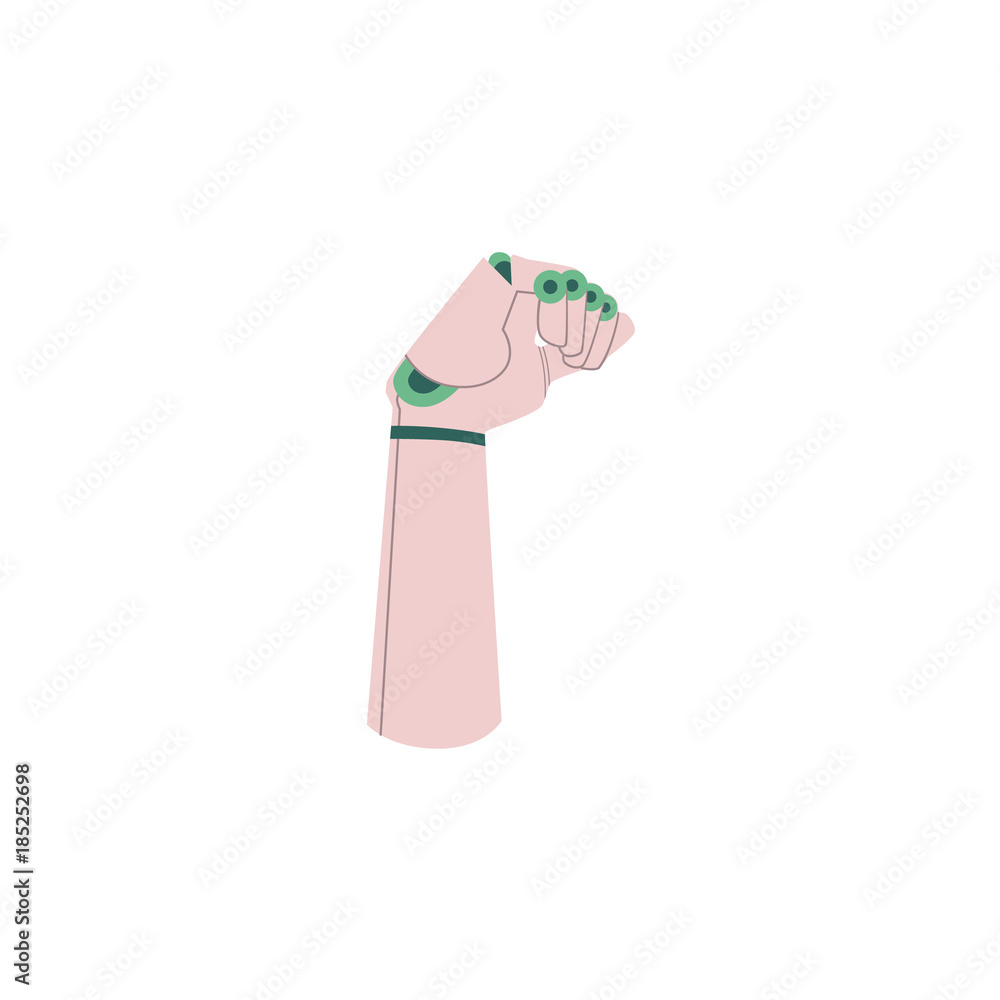 Bionic, artificial arm, upper limb prosthesis, experimental futuristic ...