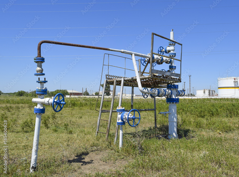 Well for water injection into the reservoir. Maintaining reservoir ...