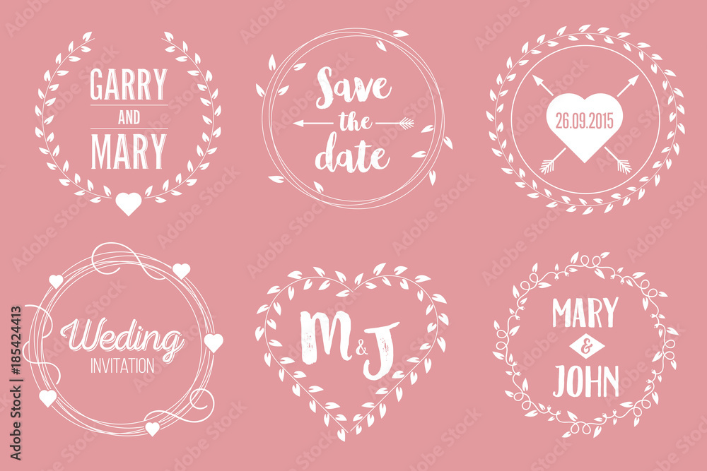 Image vectorielle Stock Creative vector illustration of save the date ...