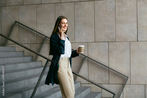 Business Women Style. Woman Going To Work Stock Photo | Adobe Stock
