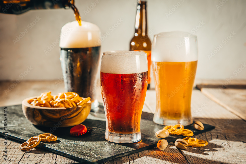 Different types of beer Stock Photo | Adobe Stock