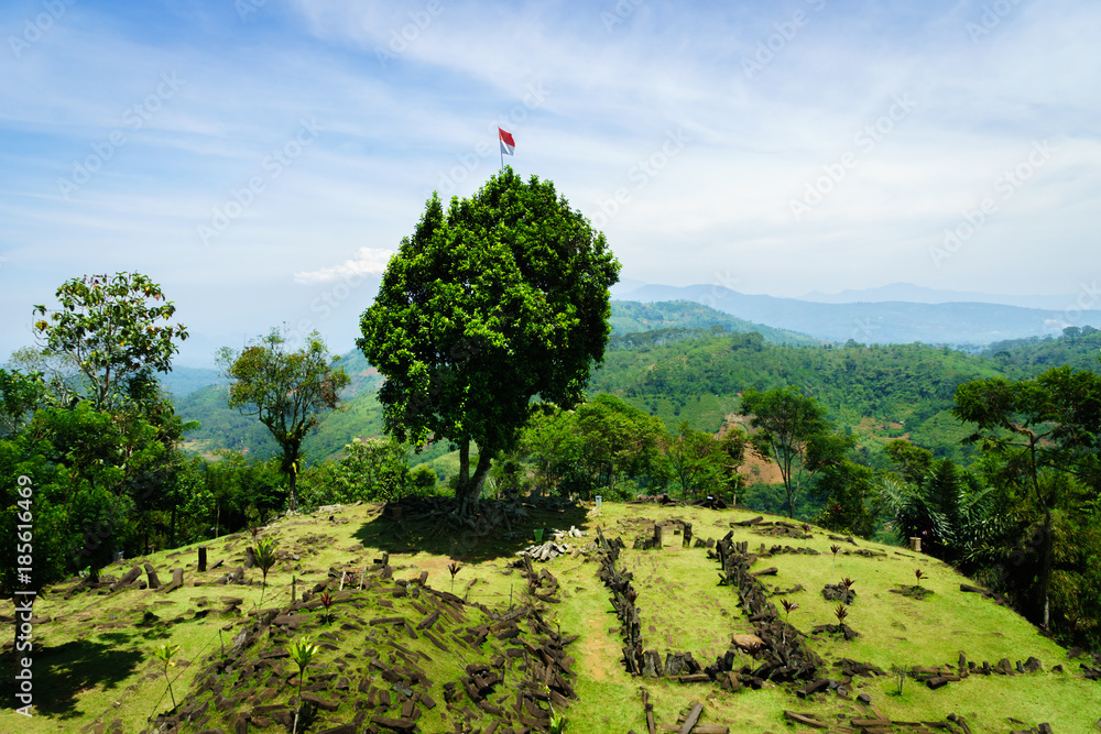Gunung Padang Megalithic Site in Cianjur, West Java, Indonesia. Gunung ...