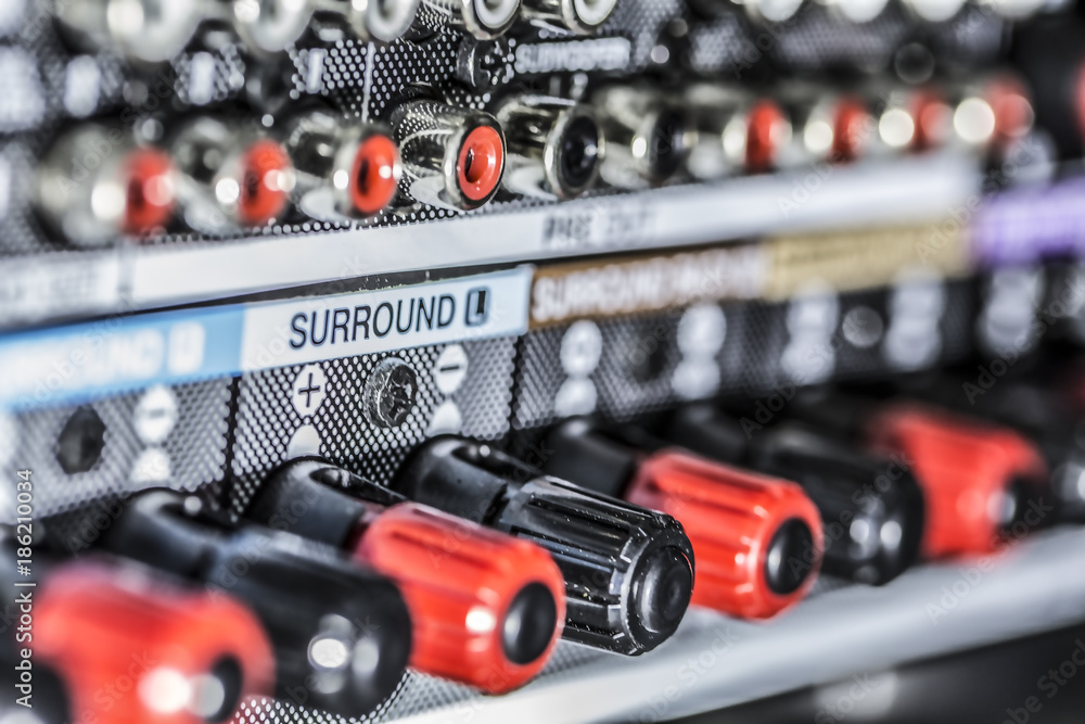amplifier connectors Stock Photo | Adobe Stock