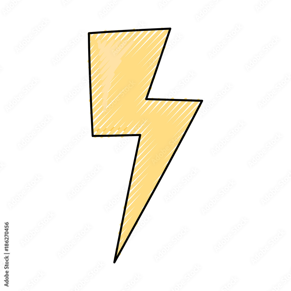 Ray energy symbol cartoon Stock Vector | Adobe Stock