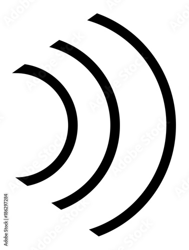Schallwellen | Schall | Wellen Stock-Vektorgrafik | Adobe Stock