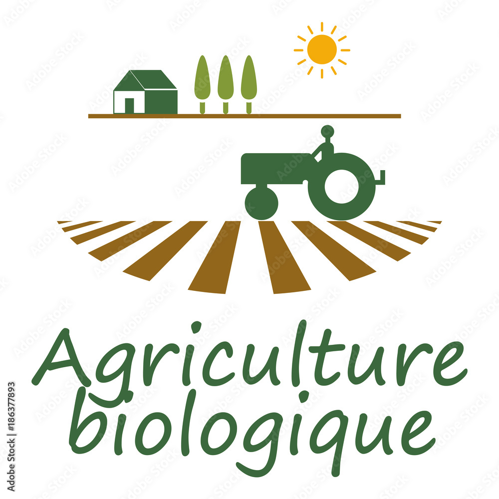 Logo agriculture biologique. Stock Vector | Adobe Stock