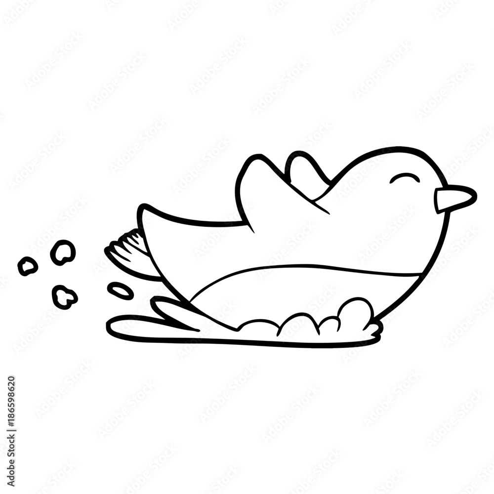 cartoon penguin sliding Stock Vector | Adobe Stock