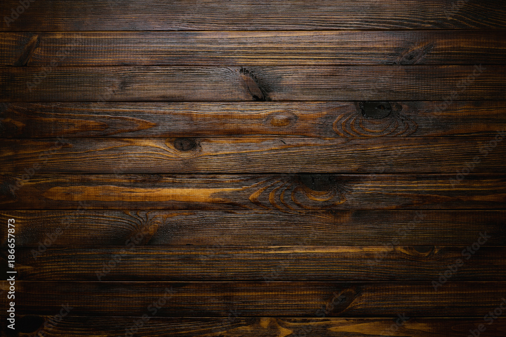 Natural rustic wood background. Wood texture. Table of blank dark ...
