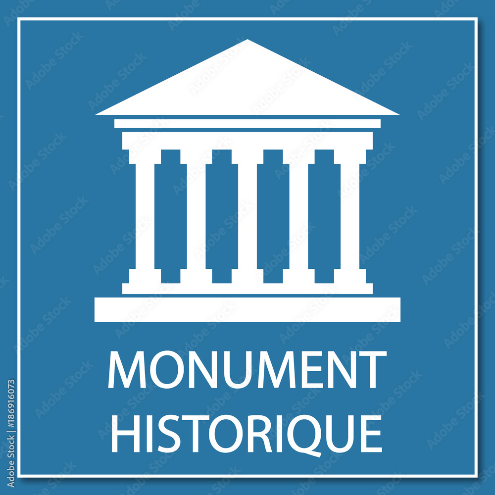 Logo monument historique. Stock Vector | Adobe Stock