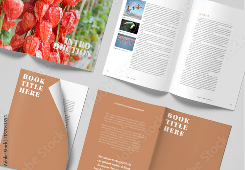 Simple Magazine Layout Stock Template | Adobe Stock