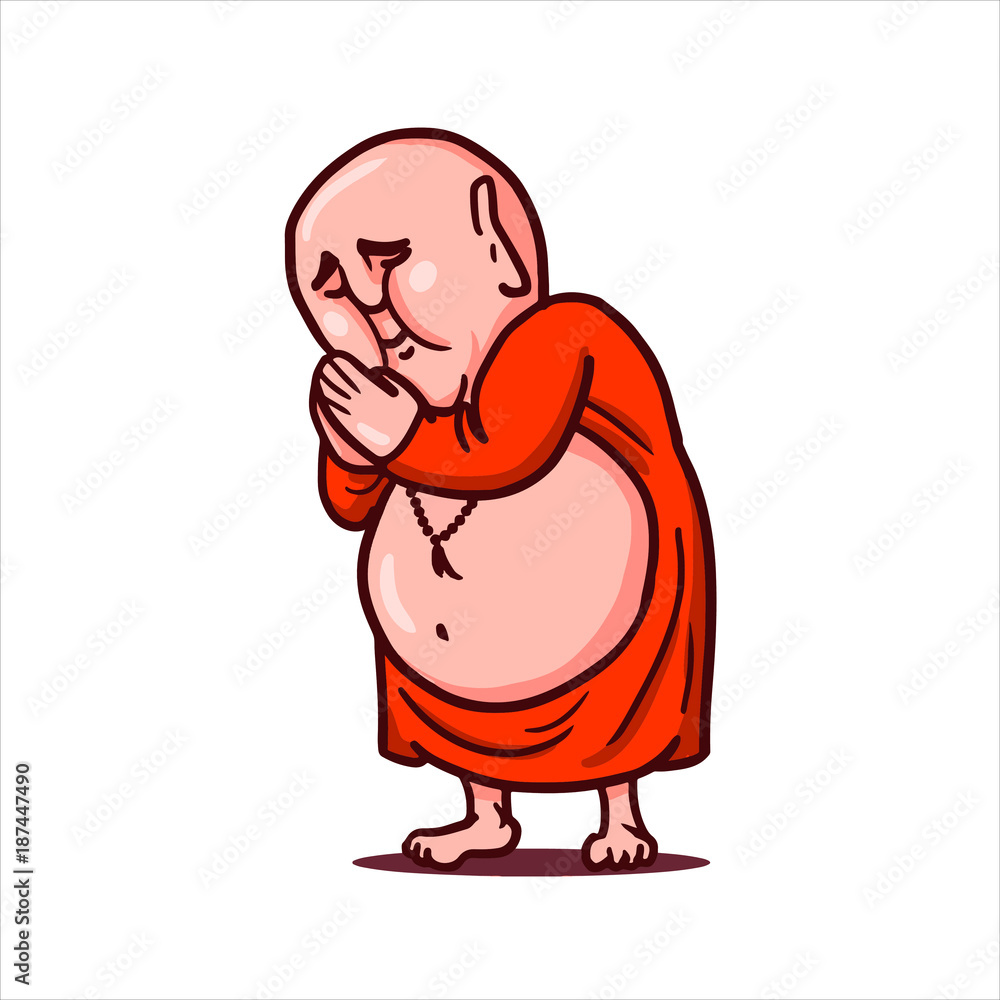 Cartoon vector illustration. Street art work or sticker with funny ...