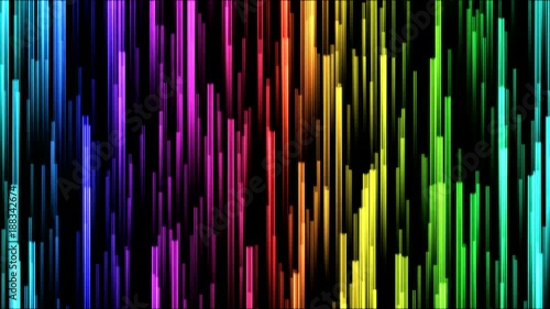 Stock Video of Rising Colorful Beams Background Animation - Loop ...