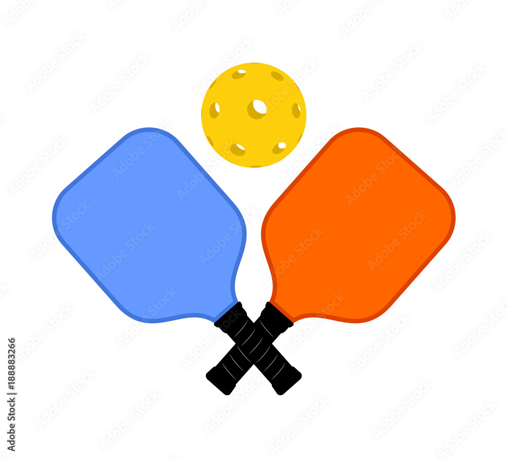Pickleball racket illustration Stock Vector | Adobe Stock