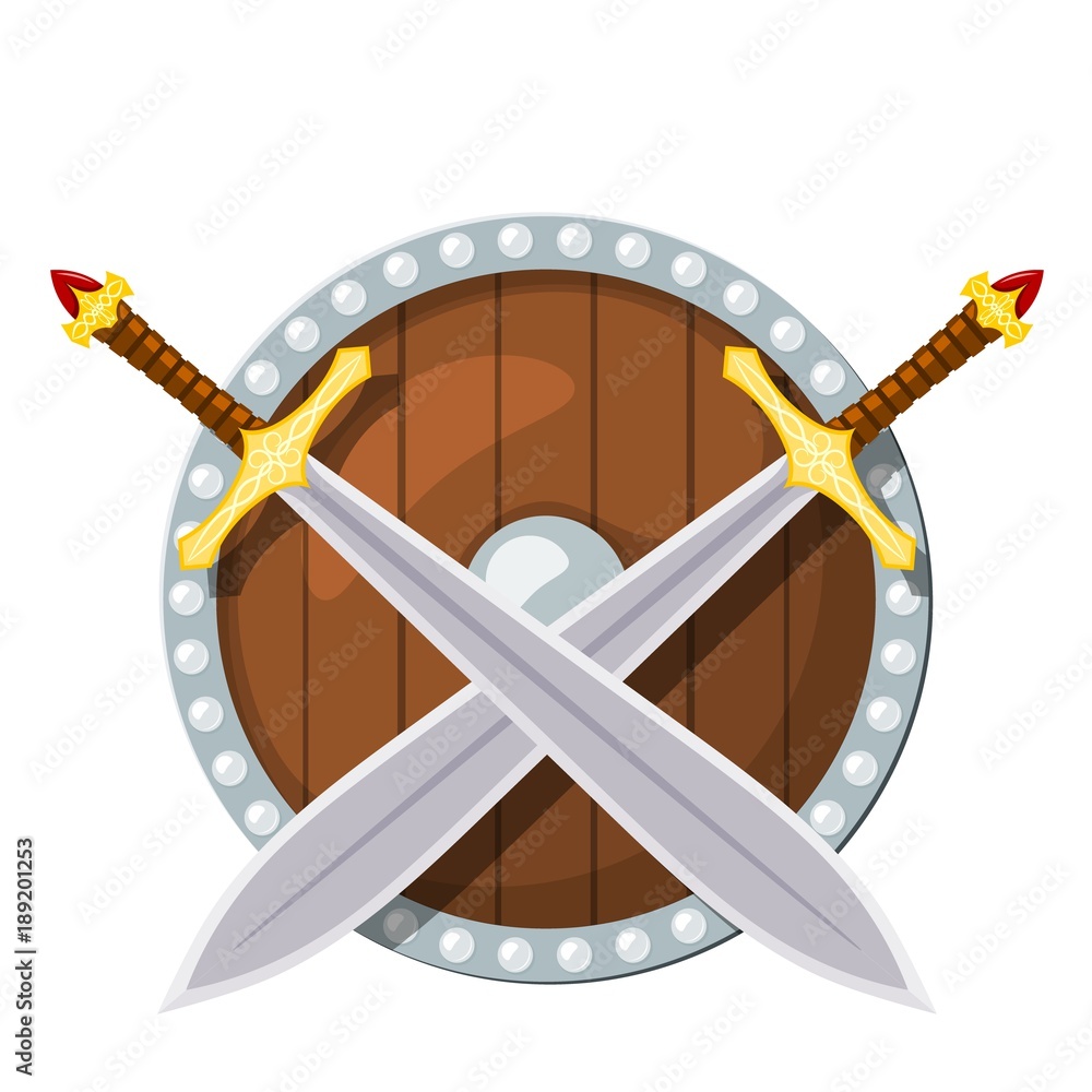 Viking Weapons Cartoon