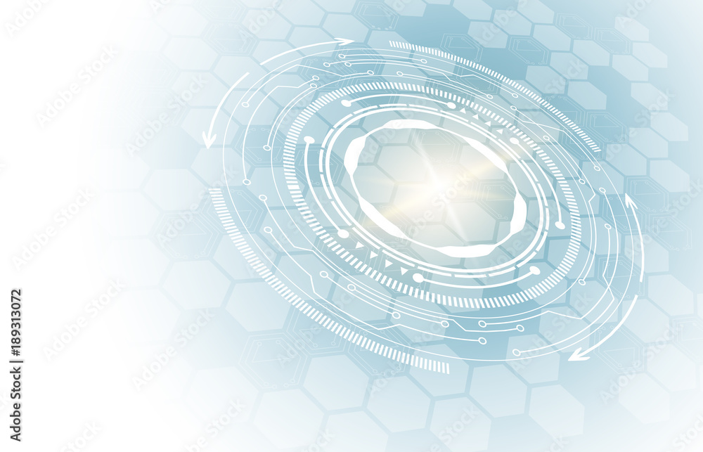 Vector background, technology concept, high-tech communication. Stock Vector | Adobe Stock