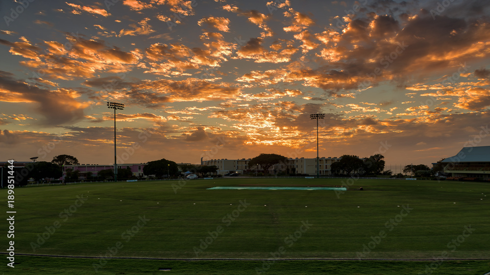 Oval Sunset Stock Photo | Adobe Stock