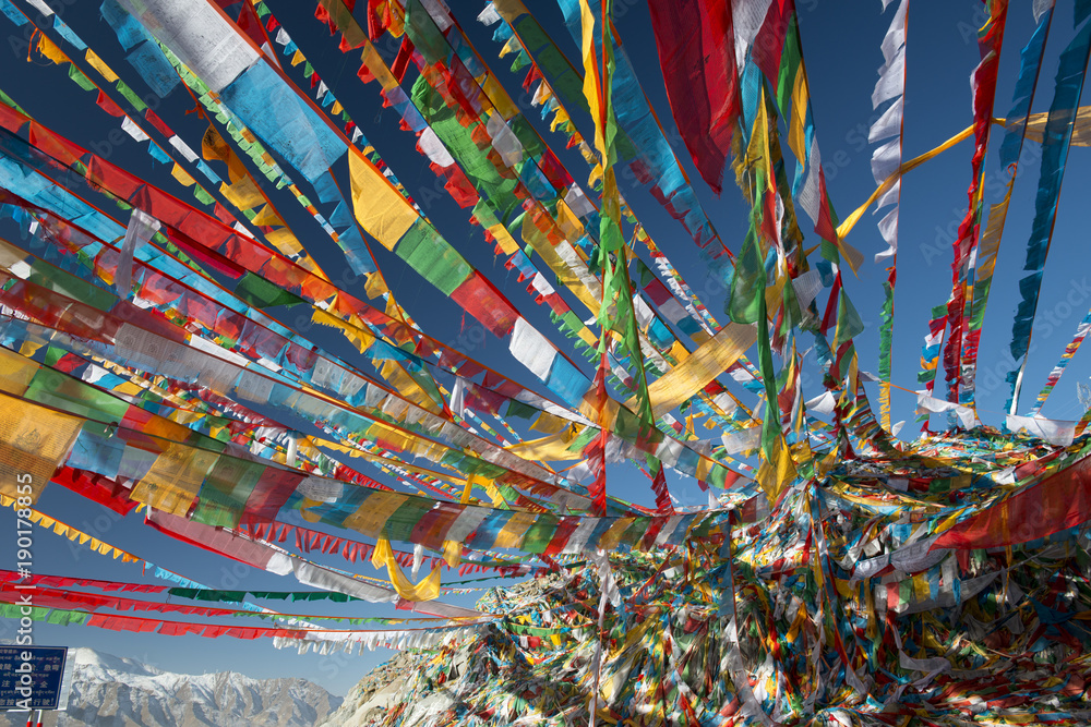 Tibetan flag Stock Photo | Adobe Stock