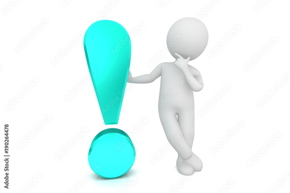 Stock-Illustration „idea man idea people 3d sign symbol icon ...