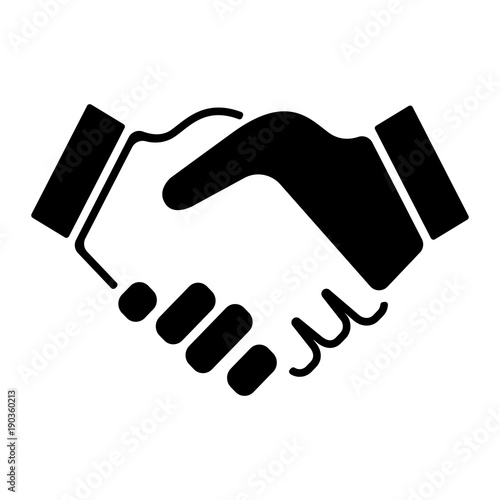 Icon - Vertragsabschluss Stock-Vektorgrafik | Adobe Stock