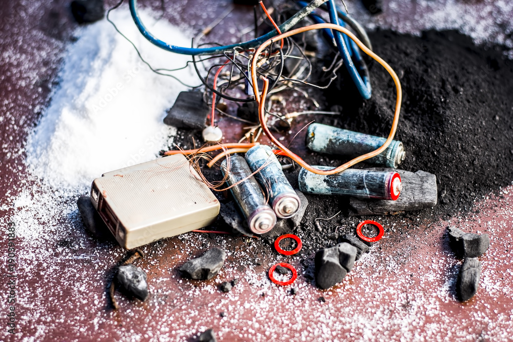 Close of ingredient or mixture of Earthing system or Grounding system i ...