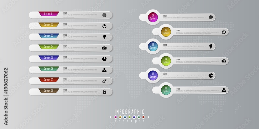 Infographic timeline template can be used for chart, diagram, web ...