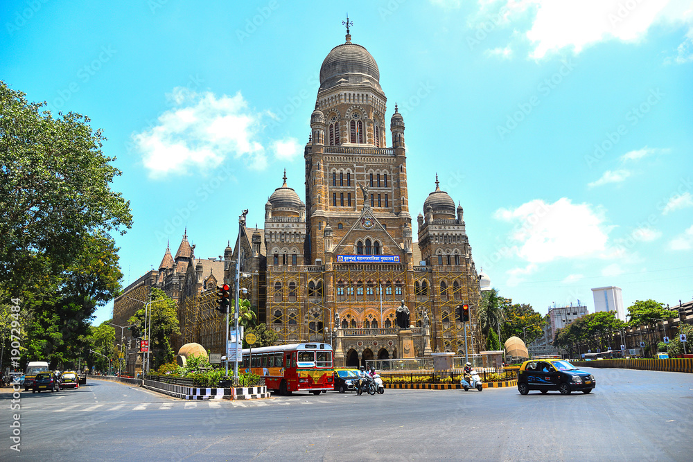 Bombay Municipal Corporation ( BMC) building, Mumbai, Maharashtra Stock ...