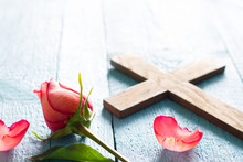 Faith Flower Mum Cross Christian Free Stock Photo - Public Domain Pictures