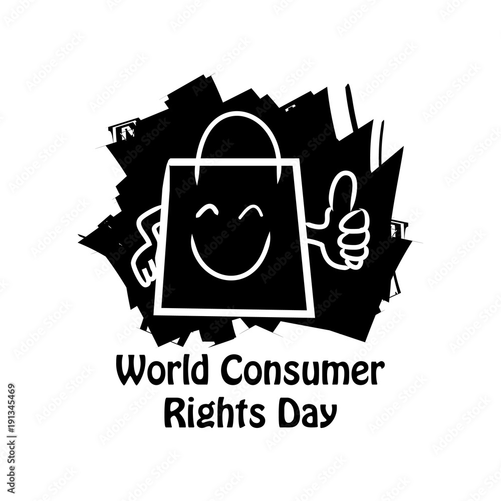 World consumer rights day Stock Illustration | Adobe Stock
