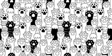 Seamless Cat Pattern Background Free Stock Photo - Public Domain Pictures