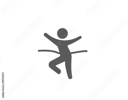 Dance icon, human dancing symbol Stock Vector | Adobe Stock