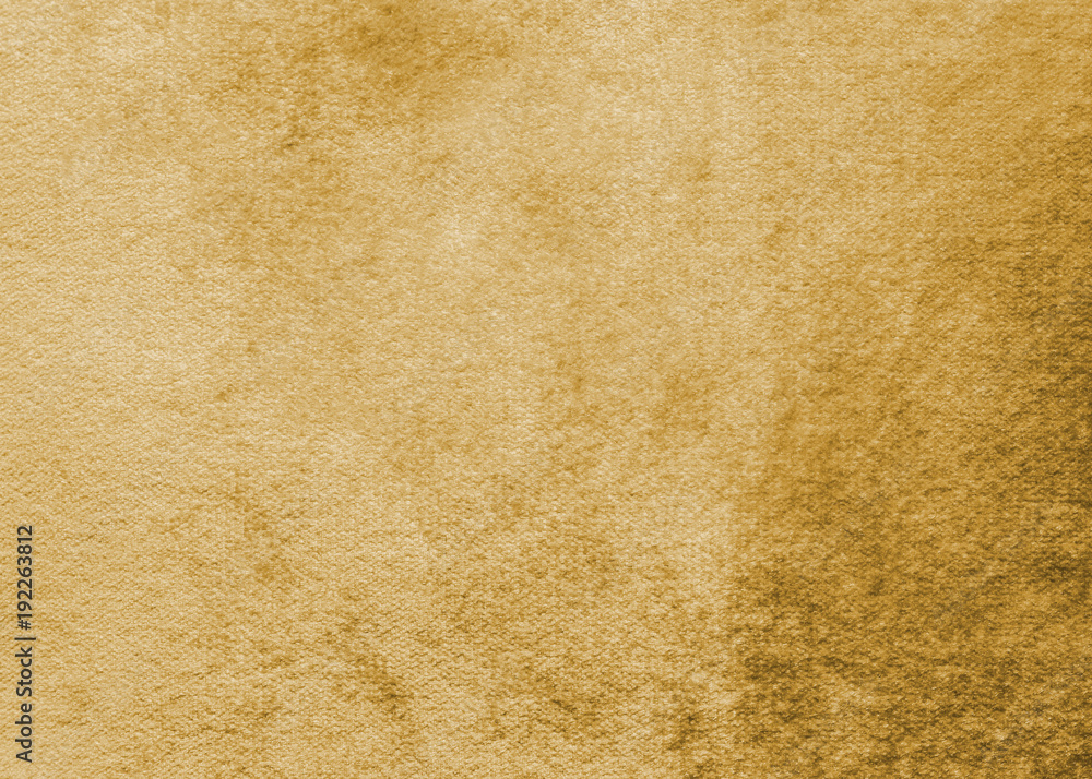 Gold velvet background or golden yellow velour flannel texture made of ...